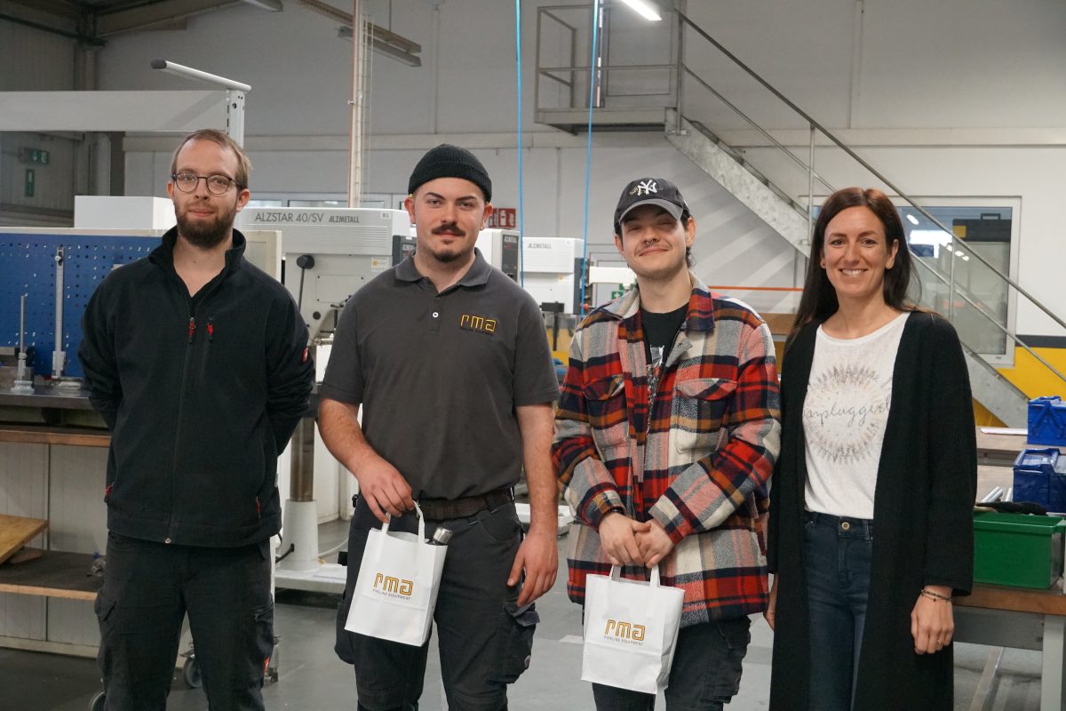 Herzlichen Glückwunsch an unsere Auszubildenden! - RMA Pipeline Equipment